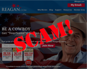ReaganEmail – WARNING! Reagan Email is a scam